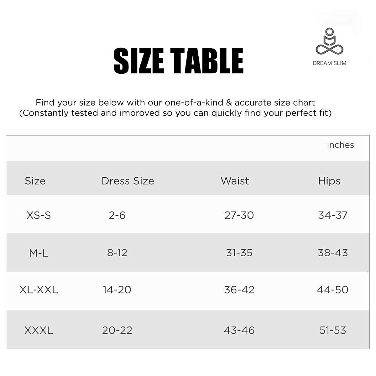 DREAM SLIM Women's High-Waist Seamless Body Shaper Briefs Tummy Control Panty Butt Lifter Shapewear Slim Waist Trainer (Black, XL/XXL)