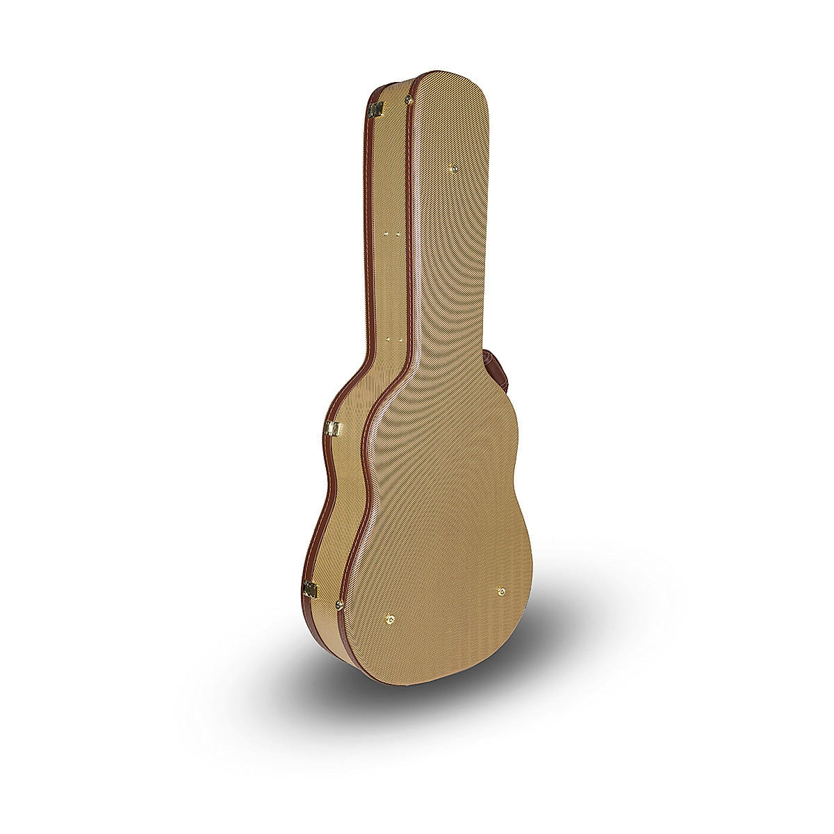 Crossrock Dreadnought Guitar Case for Martin D28, compatible to Taylor Grand Auditorium-Hard-Shell Wooden Case-Vinyl Tweed (CRW620D28TW)