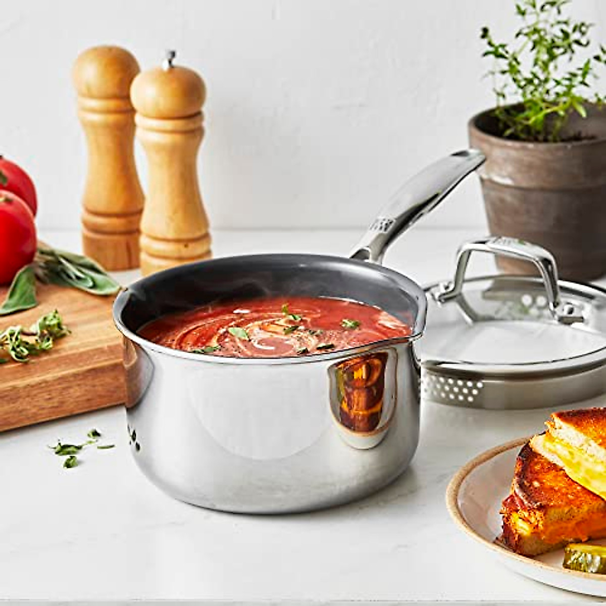 Zwilling Spirit Energy + Sauce Pan, 2-qt Newer Version, Stainless Steel