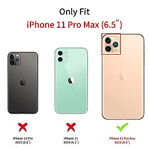 Fycyko Compatible with iPhone 11 Pro Max Case Glitter Luxury Cute Flexible Plating Cover Camera Protection Shockproof Phone Case for Women Girl Men Design for iPhone 11 Pro Max 6.5'' Black