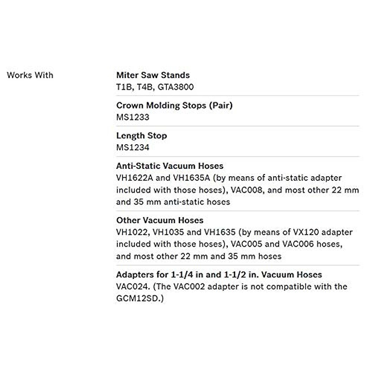 BOSCH GCM12SD 15 Amp 12 Inch Corded Dual-Bevel Sliding Glide Miter Saw with 60 Tooth Saw Blade