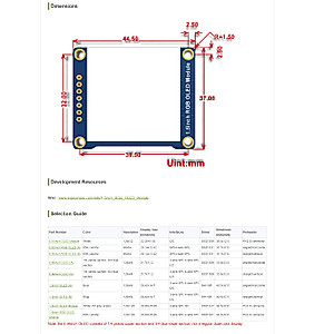 1.5inch RGB OLED Display Module 128x128 16-bit High Color SPI Interface SSD1351 Driver for Raspberry Pi/Jetson Nano Examples Provided