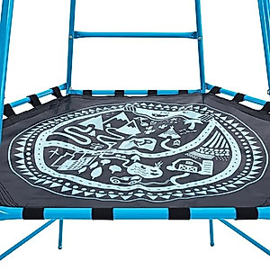TP Toys Explorer 2 Climbing Set Jungle Gym with Platform and Tent, Blue, 850