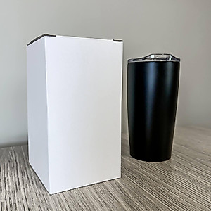 Lifetime Creations Personalized Tumbler with Engraved Name: Custom Coffee Travel Mug with Lid, Tumblers with Names, Christmas Gifts for Employees, Insulated Stainless Steel (Matte Black, 20 oz)