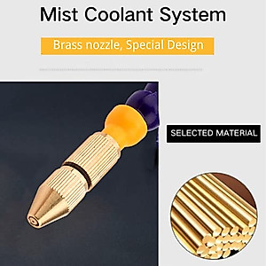 Mist Coolant Spray System, CNC Cooling System Mist Coolant Lubrication Spray System Cooling Sprayer Engraving Machine for 8mm Air Pipe CNC Lathe Milling Drill Machine