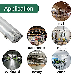 MZyoyo T5 LED Fluorescent Tube Lamp Holder Tombstone, Fluorescent Lampholder, T5 Bi-Pin Lamp Holder Lamp Socket Tube Accessory Lamp Aging Test, Pack of 20