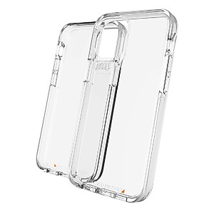 Gear4 ZAGG Crystal Palace Clear Case with Advanced Impact Protection [ Approved by D3O ], Slim, Tough Design for iPhone 12 Mini – Clear (702006031)