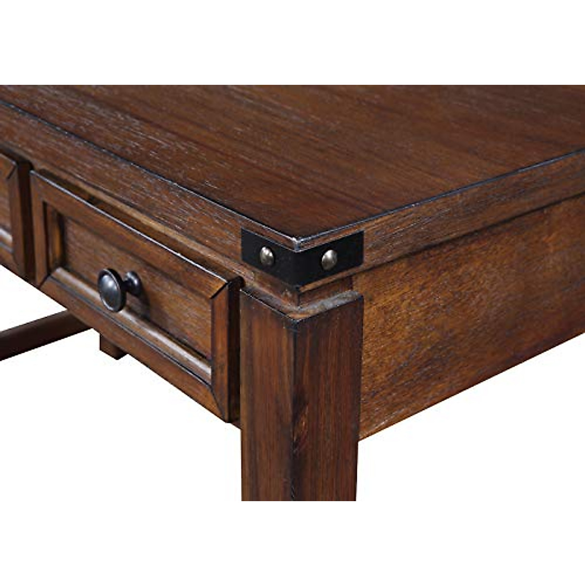 OSP Home Furnishings Baton Rouge Writing Desk, Walnut