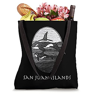 San Juan Islands WA Orca Killer Whales Pacific Northwest PNW Tote Bag