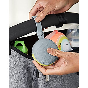Skip Hop Silicone Pacifier Holder, Grab & Go, Grey