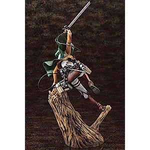 Kotobukiya Attack On Titan: Mikasa Ackerman (Renewal Package Variant) ArtFX J Statue, Multicolor