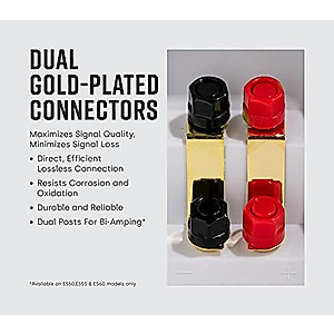 Polk Signature Elite ES50 Tower Speaker - Hi-Res Audio Certified, Dolby Atmos & DTS:X Compatible, 1" Tweeter & (2) 5.25" Woofers, Power Port Technology for Effortless Bass, Stunning Black