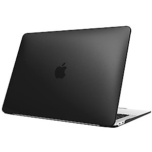 Fintie Case for MacBook Air 13 Inch A2337 (M1) / A2179 / A1932 (2022 2021 2020 2019 2018 Release) - Snap On Hard Shell Case Cover for MacBook Air 13 Retina Display with Touch ID (Frost Black)