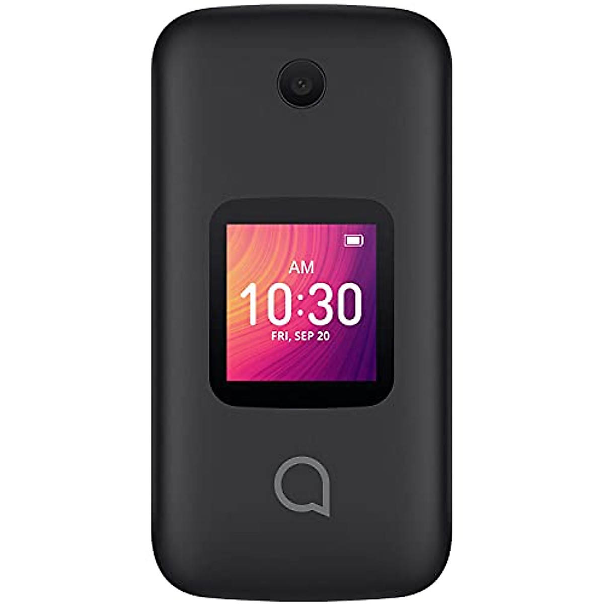 Alcatel GO FLIP 3 Black 4GB 4052W (GSM Unlocked) Flip Phone - For Senior Easy Use (Renewed)