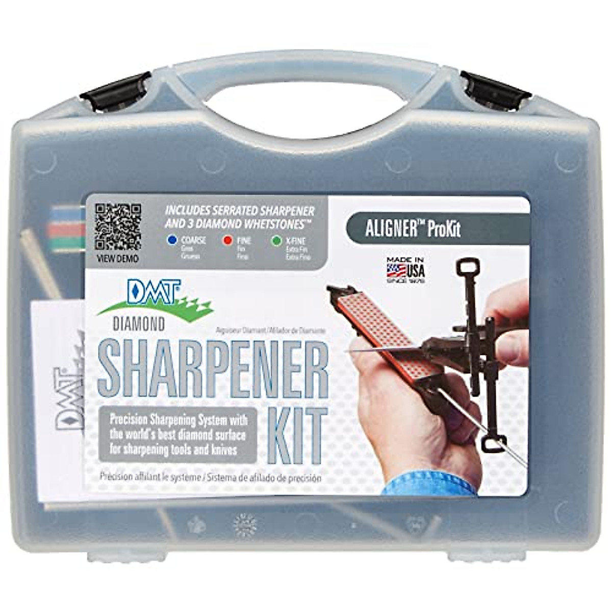 Diamond Machining Technology (DMT) A-PROKIT Dia-Sharp Whetstone Sharpening Kit With Diamond Sharpening Stones