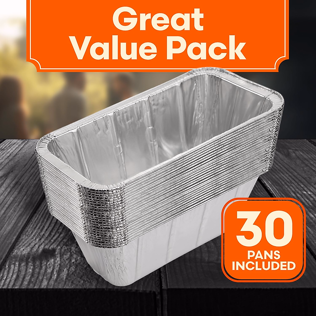 [30-Pack] Blackstone Griddle Compatible Cup Liners, Aluminum Foil Drip Pans for Easy Drain Management of Blackstone Grease Trays. Bulk Package, 5017, Size: 8" x 3 3/4"