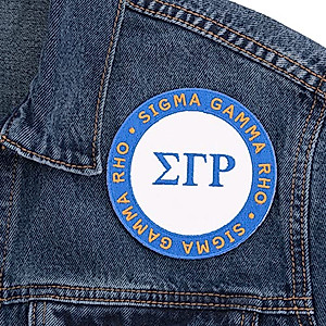 Desert Cactus Sigma Gamma Rho Sorority Patch Embroidered Appliqué Patch Sew or Iron On Blazer Jacket Bag (Design 6)