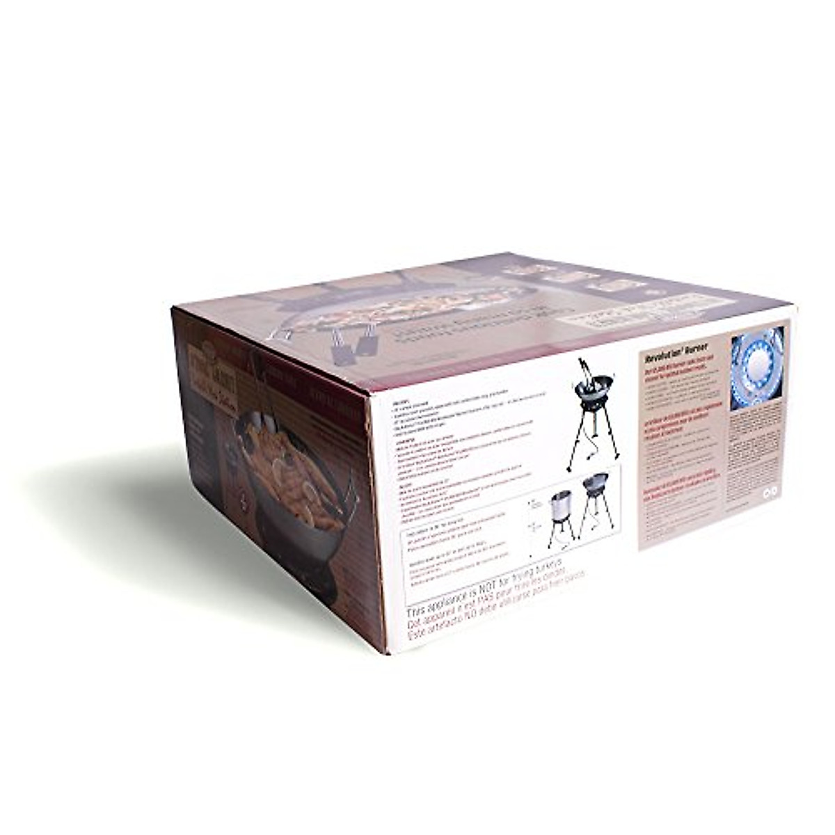 Eastman Outdoors 37212 Outdoor Gourmet 22 Inch Carbon Steel Wok Kit,Black & Steel