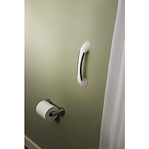 Delta Faucet DF509-SG1 Wall Mounted 9" Designer Assist Bar with Soft Grip in White