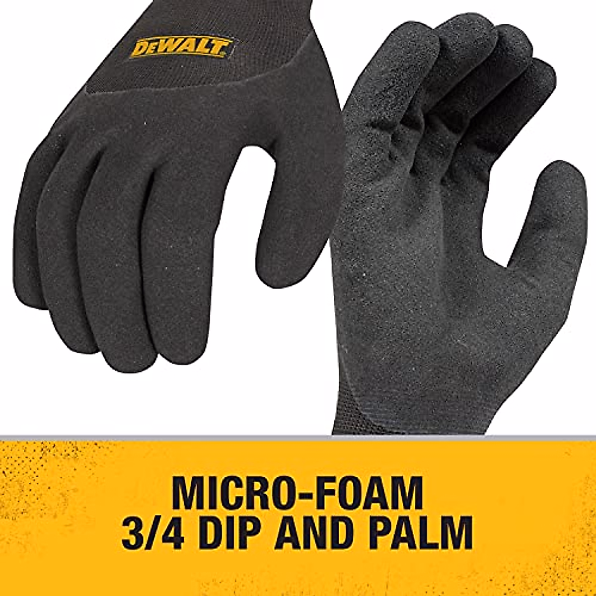 DEWALT DPG737M Thermal Insulated Grip Glove 2 In 1 Design, Medium, Multi