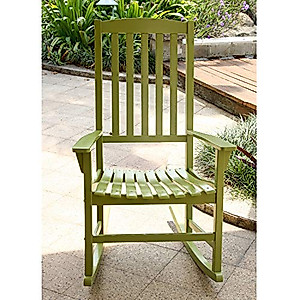 Cambridge Casual Bentley Porch Rocking Chair, Green