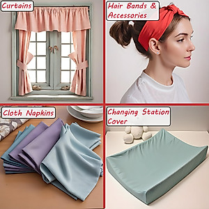 Barcelonetta | Poly Cotton Fabric for Sewing | Broadcloth Fabric | by The Yard | 60" Wide Roll | Lightweight, Breathable | Lining, Home Textile, Skirts, Tote Bags (Navy, 2 Yard)