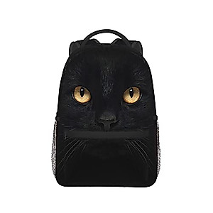 Qurdtt Cat Pattern Backpack School Bag Students Bookbag Travel Daypack for Boys Girls Teens