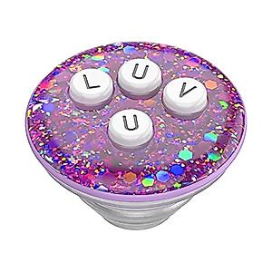 ​​​​PopSockets Phone Grip with Expanding Kickstand, Graphic PopGrip - Alphabet Soup LUV
