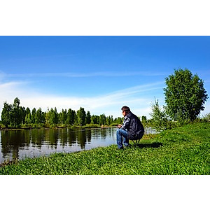 Folding Stool by Alex Carseon, Small, Lightweight, Portable seat. Foldable Tripod Camp Chair for Camping, Fishing, Travel, Parks, Photography, Outdoor Concerts, Soccer Games, Sports Events, Gardening