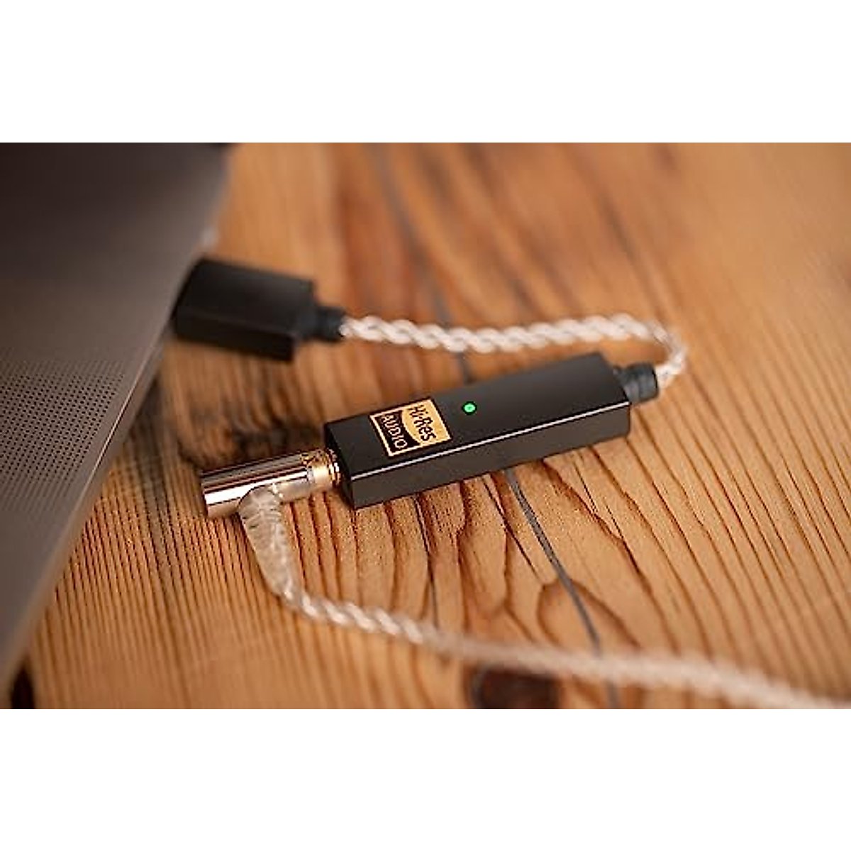 iFi GO link - DAC & Amplifier - USB-C to 3.5mm Adapter - Improve Headphone Sound from any Device - Gold-plated 3.5mm Headphone Socket – Flexible Cable - Supports Hi-Resolution 32-bit/384kHz/DSD256/MQA