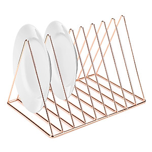 Pan Organizer,Plate Organizer for Cabinet,Cutting Board Organizer,Kitchen Organizer for Plates,Dishes Bowl Utensils Storage Rack Drainer Shelf