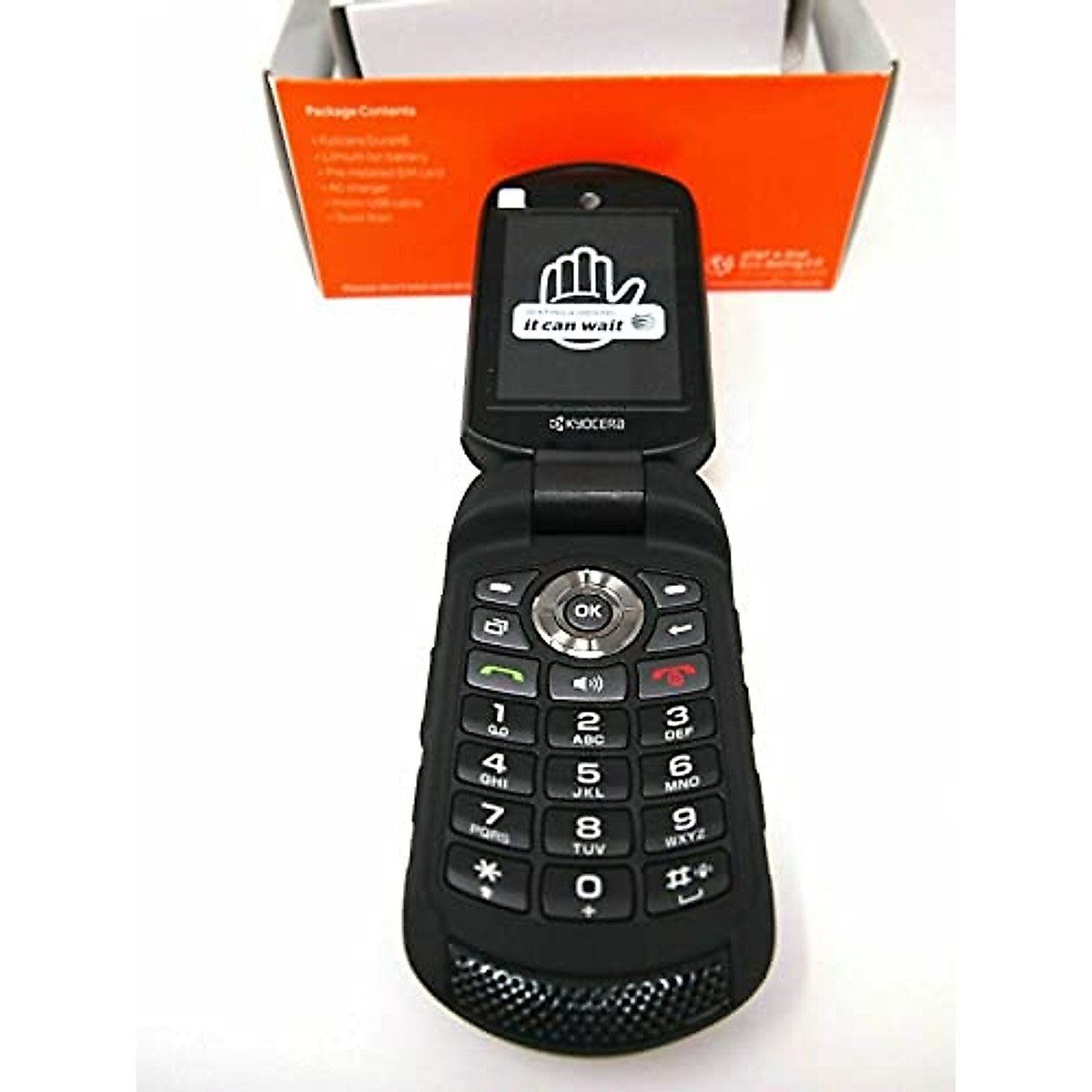 Kyocera AT&T Flip Phone GSM 4G LTE Dura XE E4710 Rugged Att Waterproof, Dustproof, Tough, Strong , Shock-Resistant (Renewed)