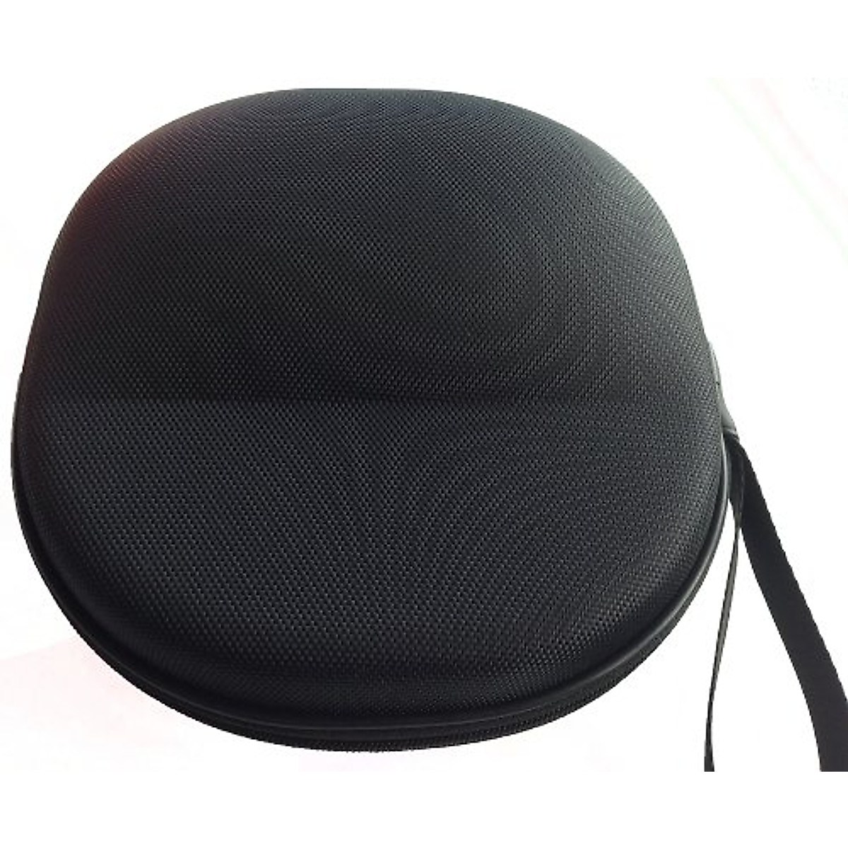 CASEBUDi Large Hard Headphone Case | Compatible with Sony, Sennheiser, Beats & More | Black Ballistic Nylon
