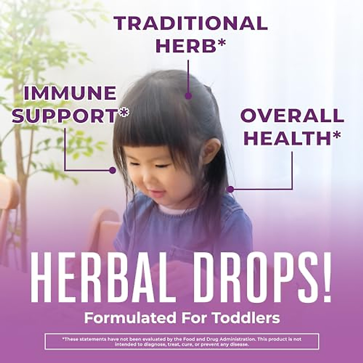 MaryRuth's Toddler Elderberry Syrup | USDA Organic Elderberry | Sugar Free Kids Immune Support Supplement for Ages 1-3 Years | Clean Label Project Verified®, Vegan, Non-GMO, Gluten Free | 1 Fl Oz