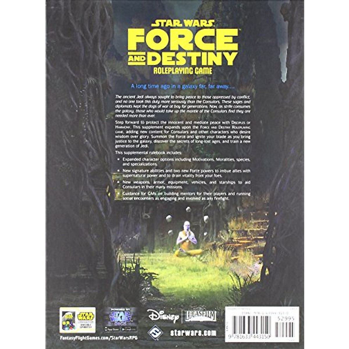Fantasy Flight Games Star Wars Force and Destiny Game Disciples of Harmony EXPANSION | Roleplaying Game | Strategy Game For Adults and Kids | Ages 10+ | 2-8 Players | Average Playtime 1 Hour