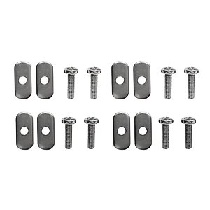 Dovewill 8 Stainless Steel Kayak Rail/Track Screws & Track Nuts Hardware Gear Mounting Replacement Kit for Kayaks Canoes Boats Rails