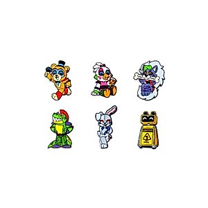 Youtooz Five Nights At Freddy's Security Breach Pin Set, Official Licensed FNAF Security Breach Pins, Collectors Box Includes 6 Pins By Youtooz Five Nights At Freddy's Collection