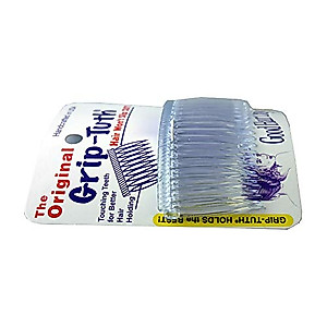 Good Hair Days 3 1/4 Inch Grip-Tuth Comb - Ice Crystal - 2 Combs 40817