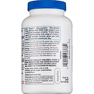 CVS Glucosamine Chondroitin with MSM Triple Strength 100 Tablets