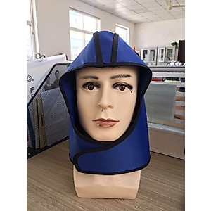 X-ray Protection Lead Cap Hood with Thyroid Shield,Radiation Safety Leaded Protector Hat, for X-Ray MRI CT, 0.5mm Pb