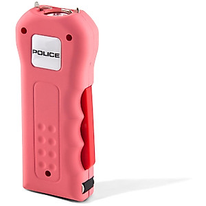POLICE 512 Stun Gun with LED Flashlight Rechargeable, Pink
