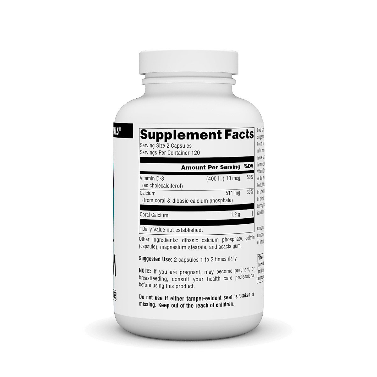 Source Naturals Coral Calcium 600mg, 240 Capsules