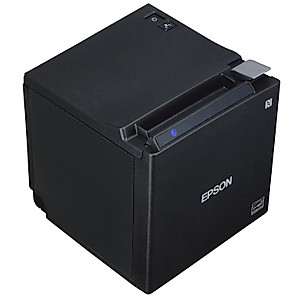Epson TM-M30II Thermal Requires Wireless Dongle POS Receipt Printer, Black - Bluetooth and Ethernet Connectivity - Thermal line Printing Technology, 250 mm/sec Print Speed, 203 dpi, Auto-Cutter