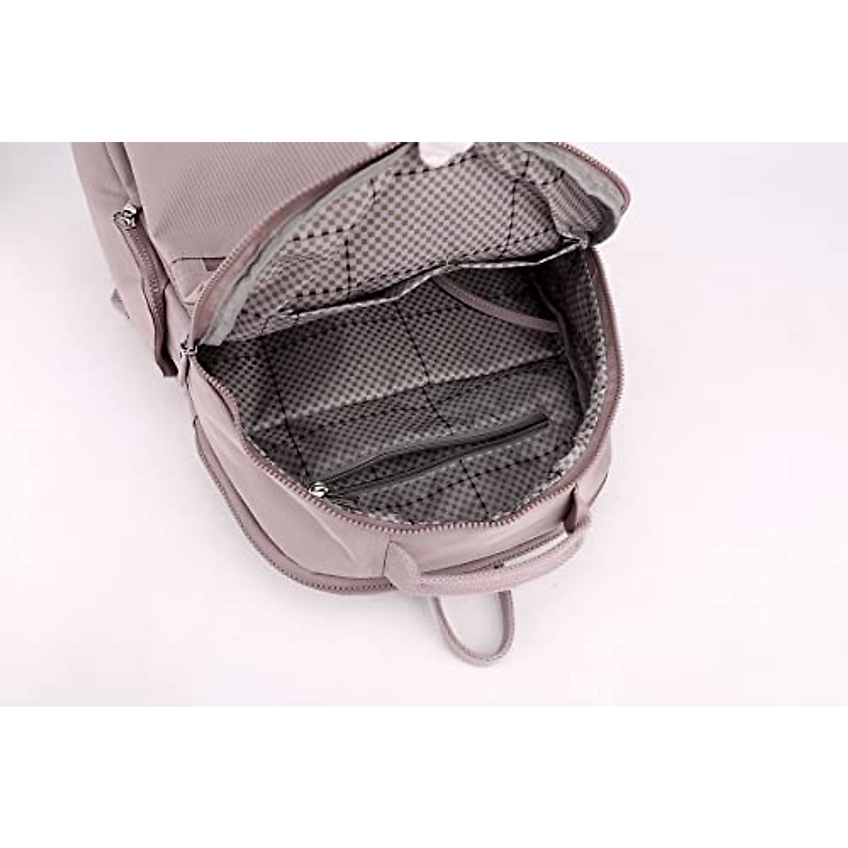 VAYEAH Medium Nylon Backpack for Women Lightweight Small Backpack Purse Travel Daypack (Black)