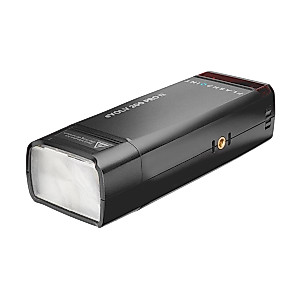 Flashpoint eVOLV 200 Pro TTL Pocket Flash Kit for Camera Strobe Light Photography, 200Ws, 1/8000 HSS, 500 Full Power Flashes, 0.01-1.8s Recycling w/2900mAh Battery, Bare Bulb/Speedlite Flash Head