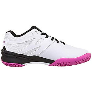 Yonex Badminton Shoes, Power Cushion 840 Mid White/Pink (062), US Men's Size 8.5 (26.5 cm)