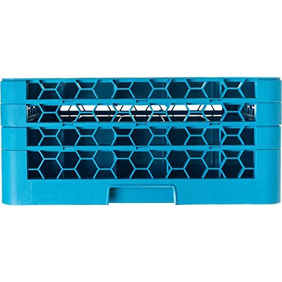 Carlisle FoodService Products OptiClean Plastic 25-Compartment Divided Glass Rack, Blue, (Pack of 2)