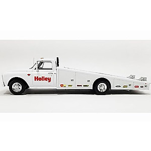 1967 Chevy C-30 Ramp Truck White Holley Speed Shop Limited Edition to 200 Pieces Worldwide 1/18 Diecast Model Car by Acme A1801707WH