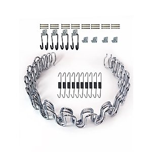 Kaupuar 21" Sofa Upholstery Spring Replacement Kit for Repair Couch Recliner Parts Chair fix Sagging seat