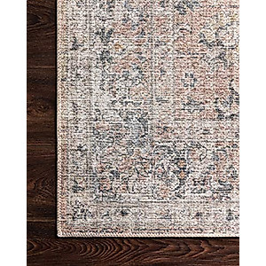 Loloi II Skye Collection SKY-01 Blush / Grey, Traditional 7'-6" x 9'-6" Area Rug